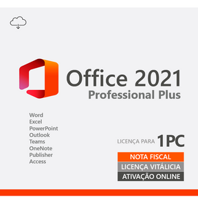 Microsoft Office Pro 2021 ESD - Licença Genuína Vitalícia – GVGMall ...