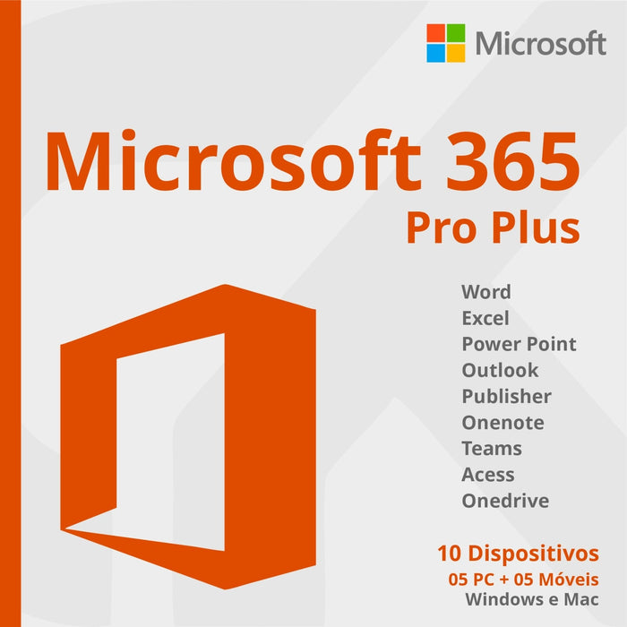 Licença Office 365 2024 - MAC e WINDOWS - 10 Dispositivos – GVGMall ...